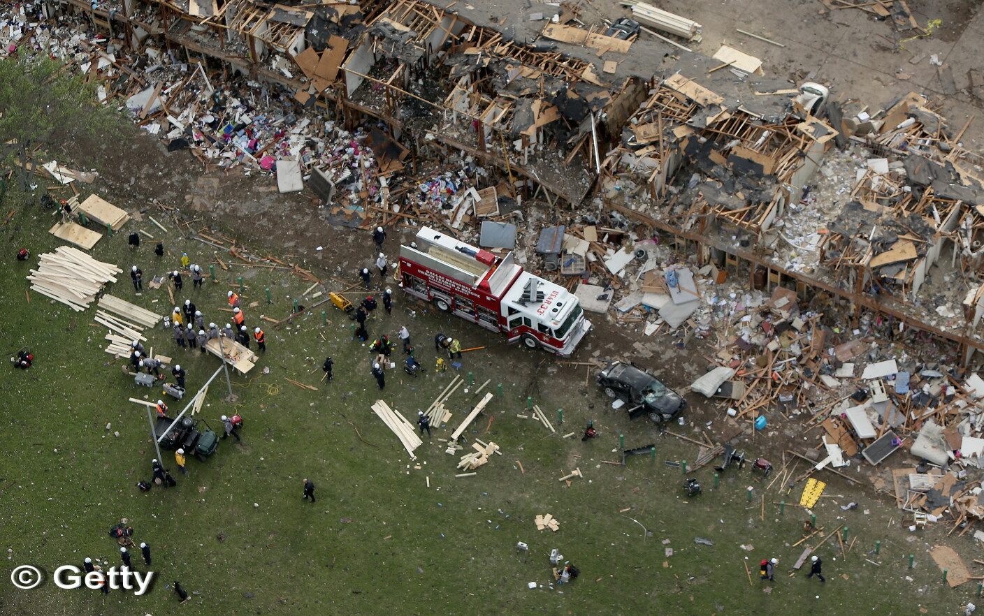 Tragedia din Texas in imagini: cum arata din aer zonele afectate de ...