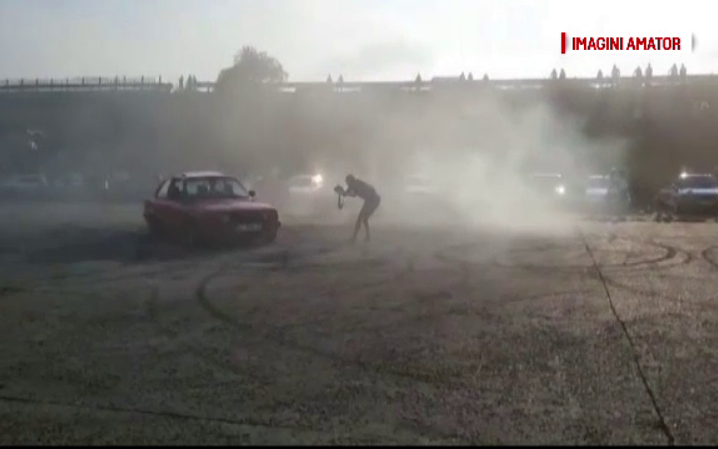 Spectacol de drifturi oferit de 300 de masini puternice, la Galati. De ...