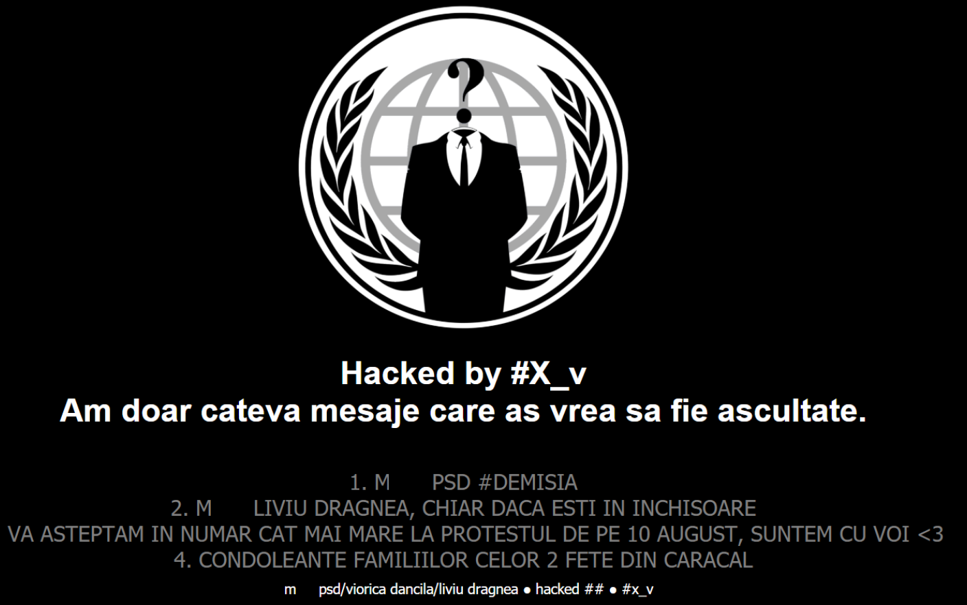 Site-ul INML a fost ţinta unor atacuri informatice. Ce mesaje au apărut ...