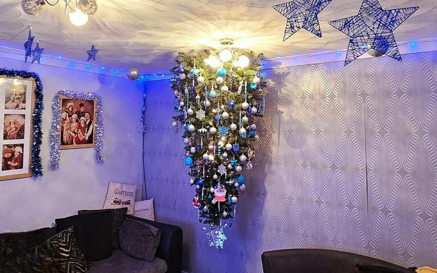 Brazii atârnați de tavan, cu susul în jos, noua modă de Crăciun în SUA ...