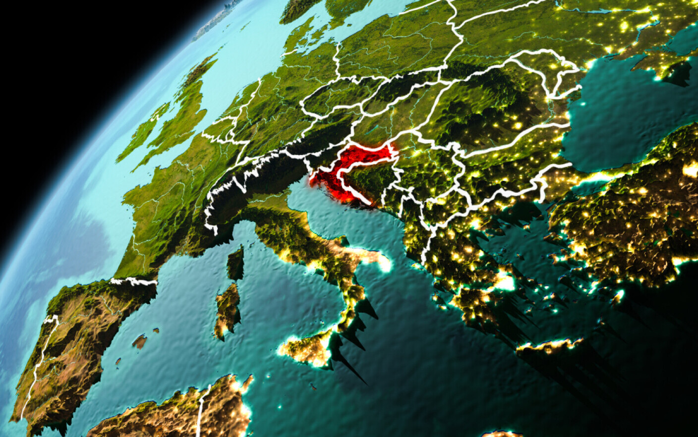 Imagini din satelit arată impactul cutremurului din Croația. Solul a ...