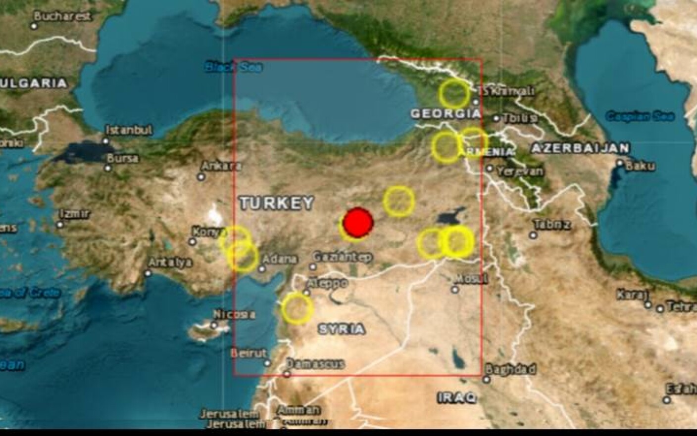 Un cutremur cu magnitudinea 4,9 s-a produs în estul Turciei ...