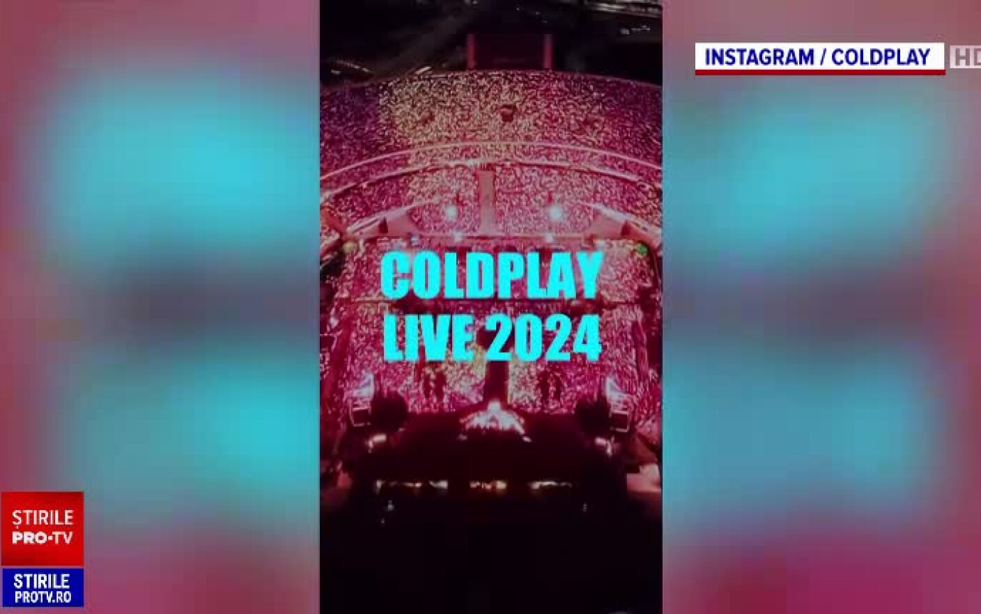 Video - Coldplay în România pe 12 iunie 2024 pe Arena Națională ...