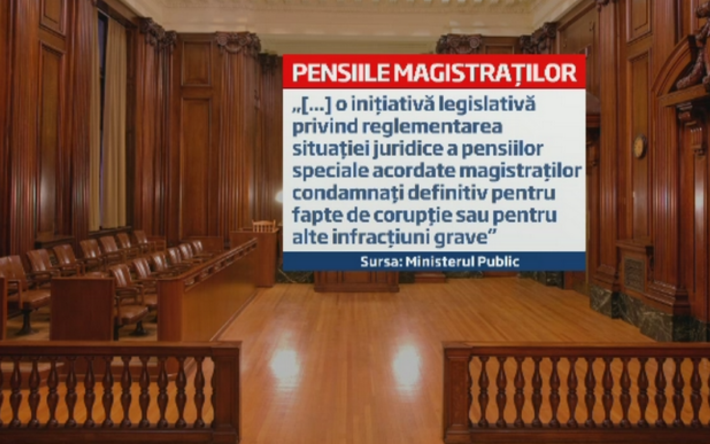 Senatorii le-au luat pensiile speciale magistratilor cu condamnari definitive in cazuri de ...