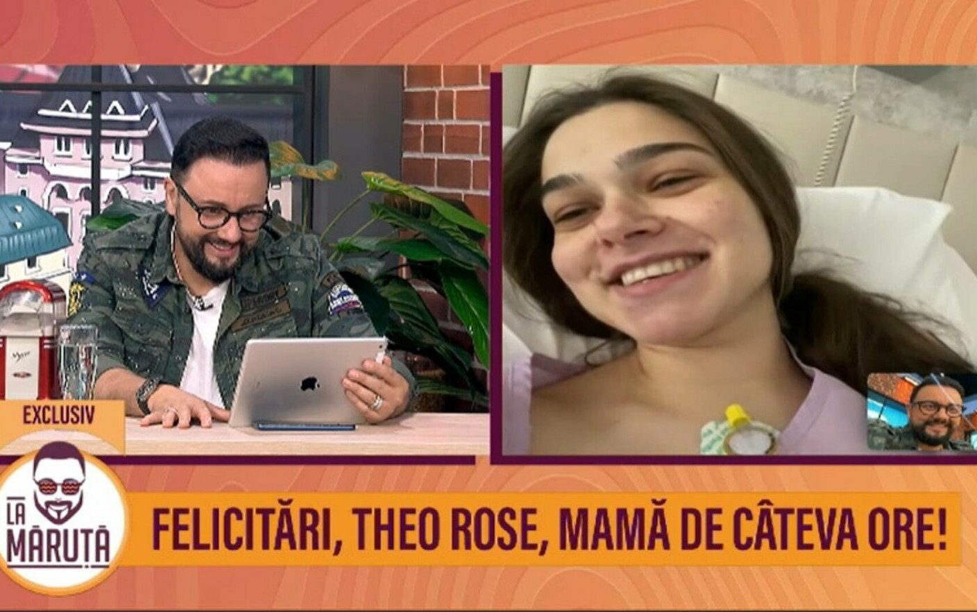 „Sunt fericită tare!”. Theo Rose, în direct la Măruță. Primele ...