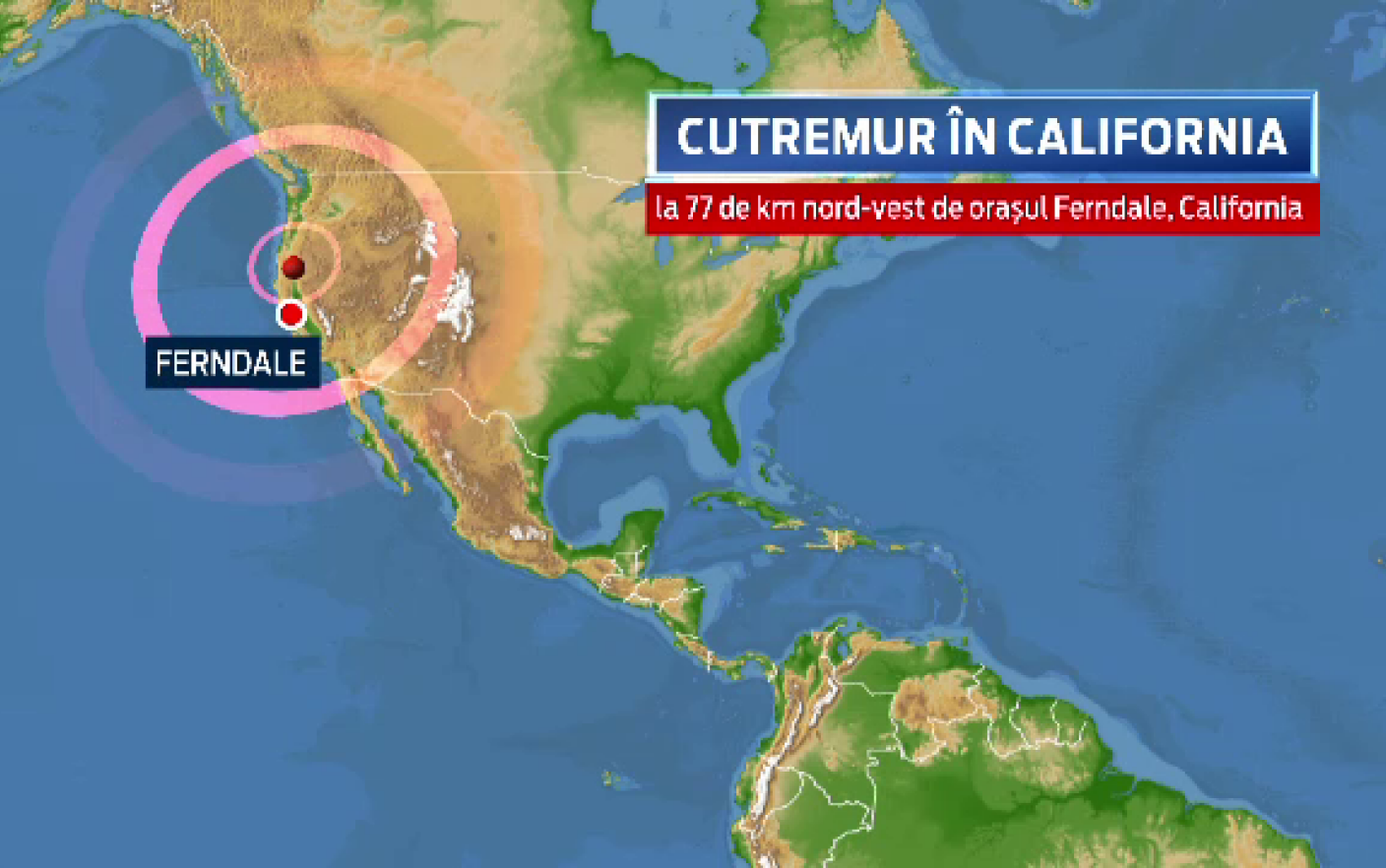 Cutremur cu magnitudinea de 6.9. Seismul a avut loc in largul coastelor ...