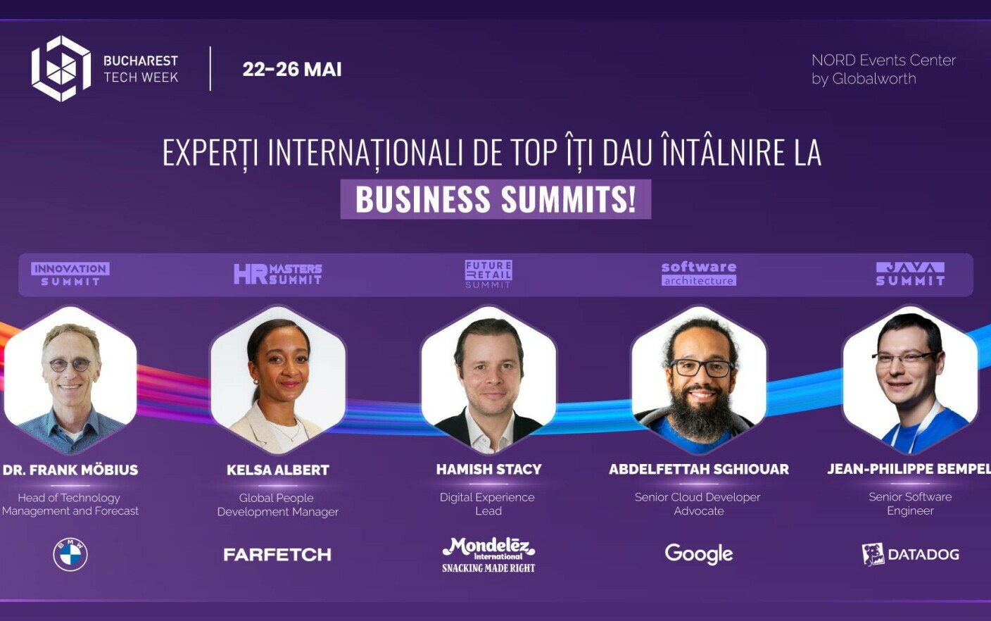 Speakeri mondiali de top, prezenți la cele cinci summituri de business organizate în cadrul ...