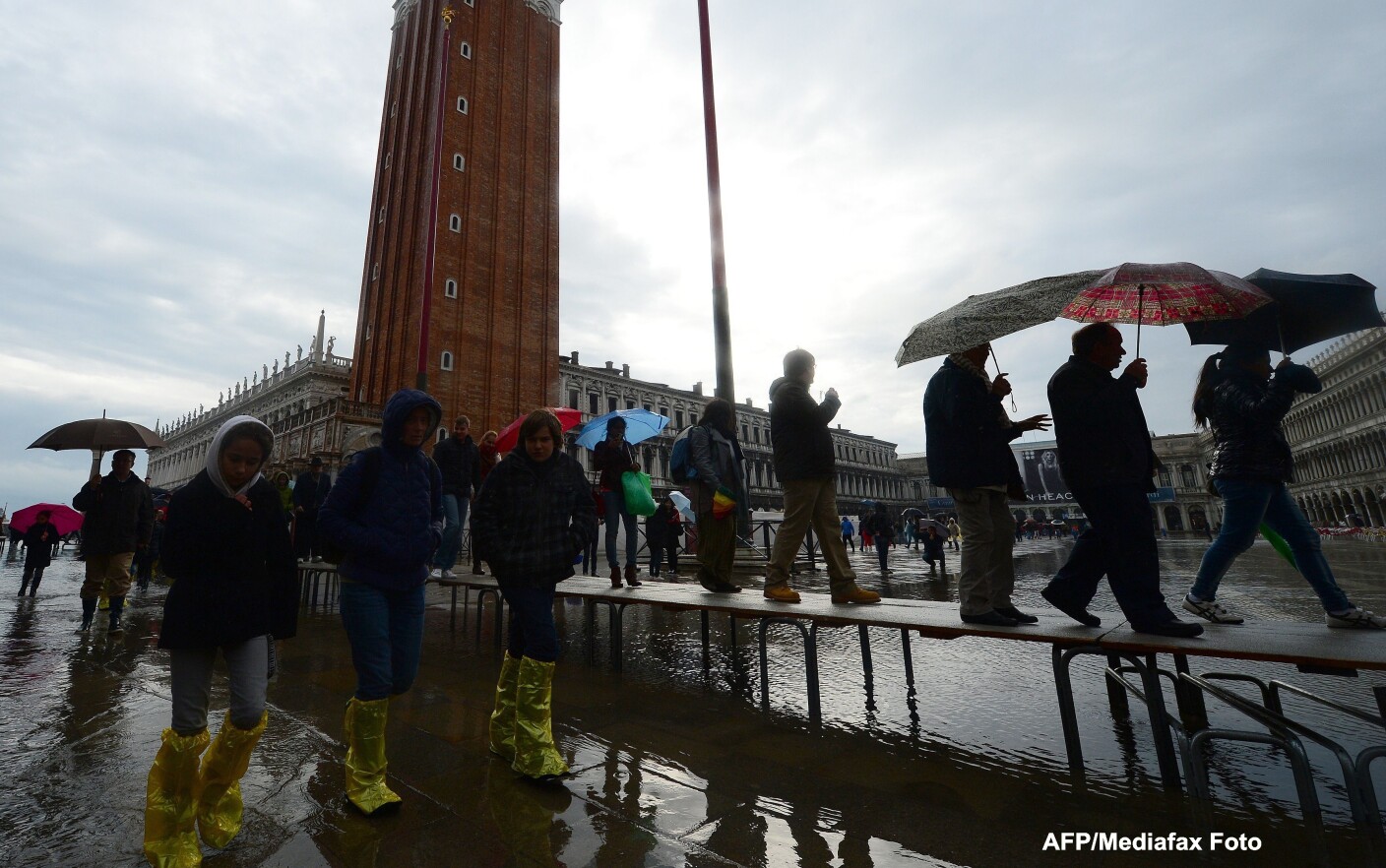 Inundatiile din Venetia au afectat aproape 3 sferturi din suprafata ...