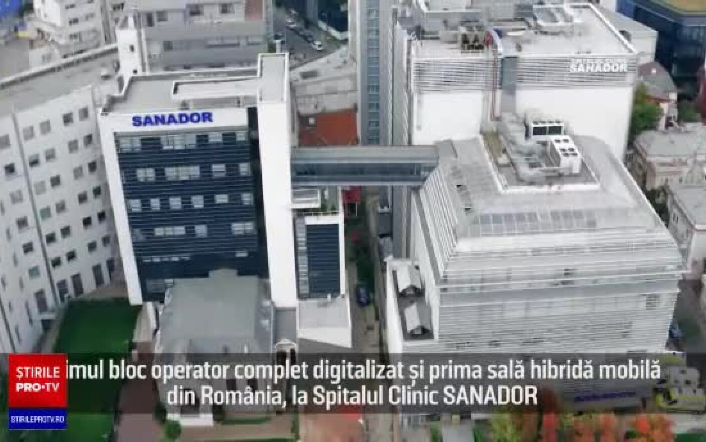 Video - (P) Sanador inaugurează singurul bloc operator complet digitalizat și prima sală hibridă ...