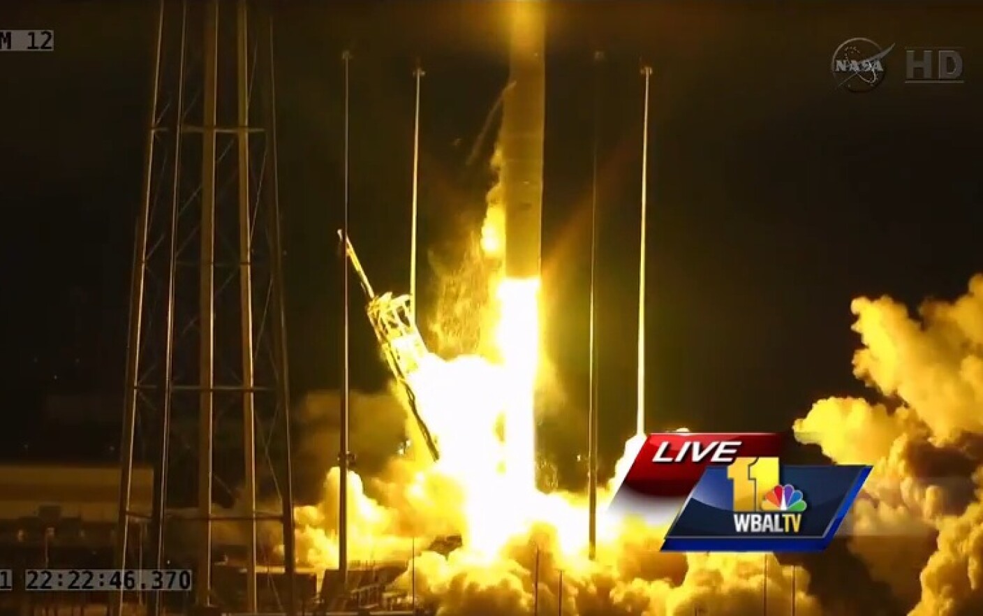 O racheta cu destinatia Statia Spatiala Internationala a explodat in ...