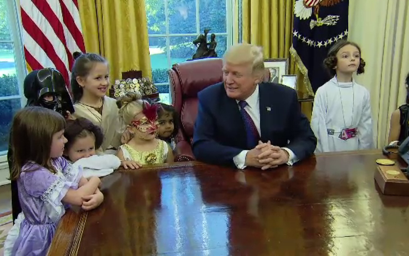 Copiii jurnaliștilor acreditați, primiți de Trump: ”Nu pot să cred că ...