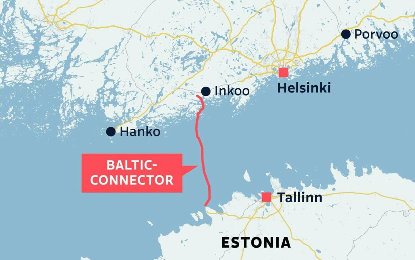 Finlanda susține că gazoductul submarin Baltic Connector, care alimenta ...