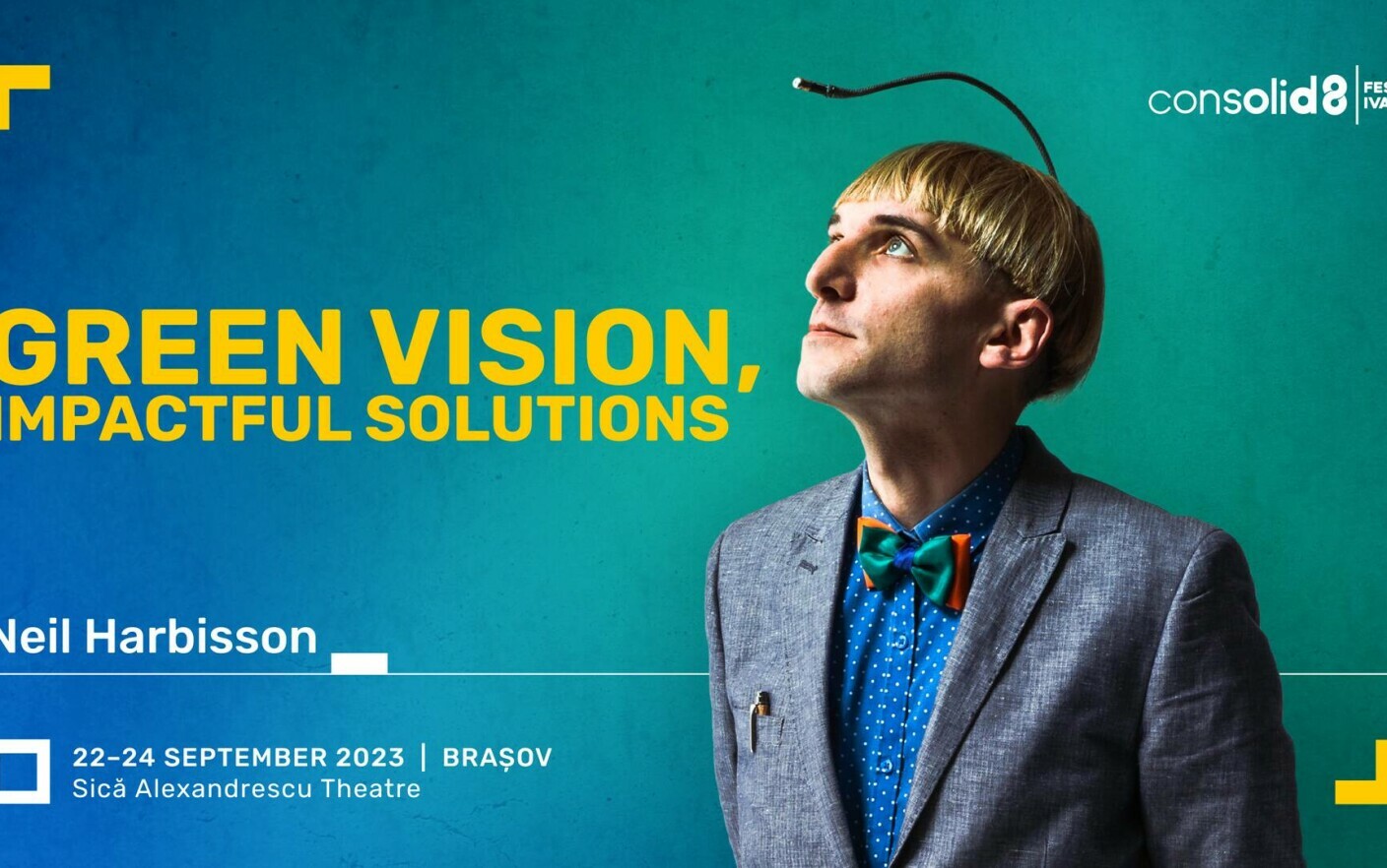Neil Harbisson, primul artist cyborg din lume, va fi invitat special la ...