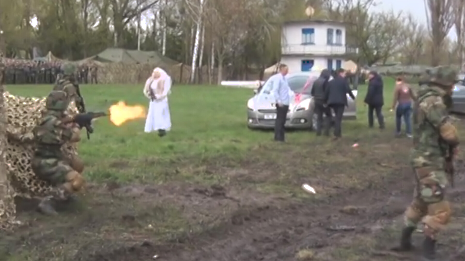 "Nunta insangerata" la un exercitiu militar din Republica Moldova ...