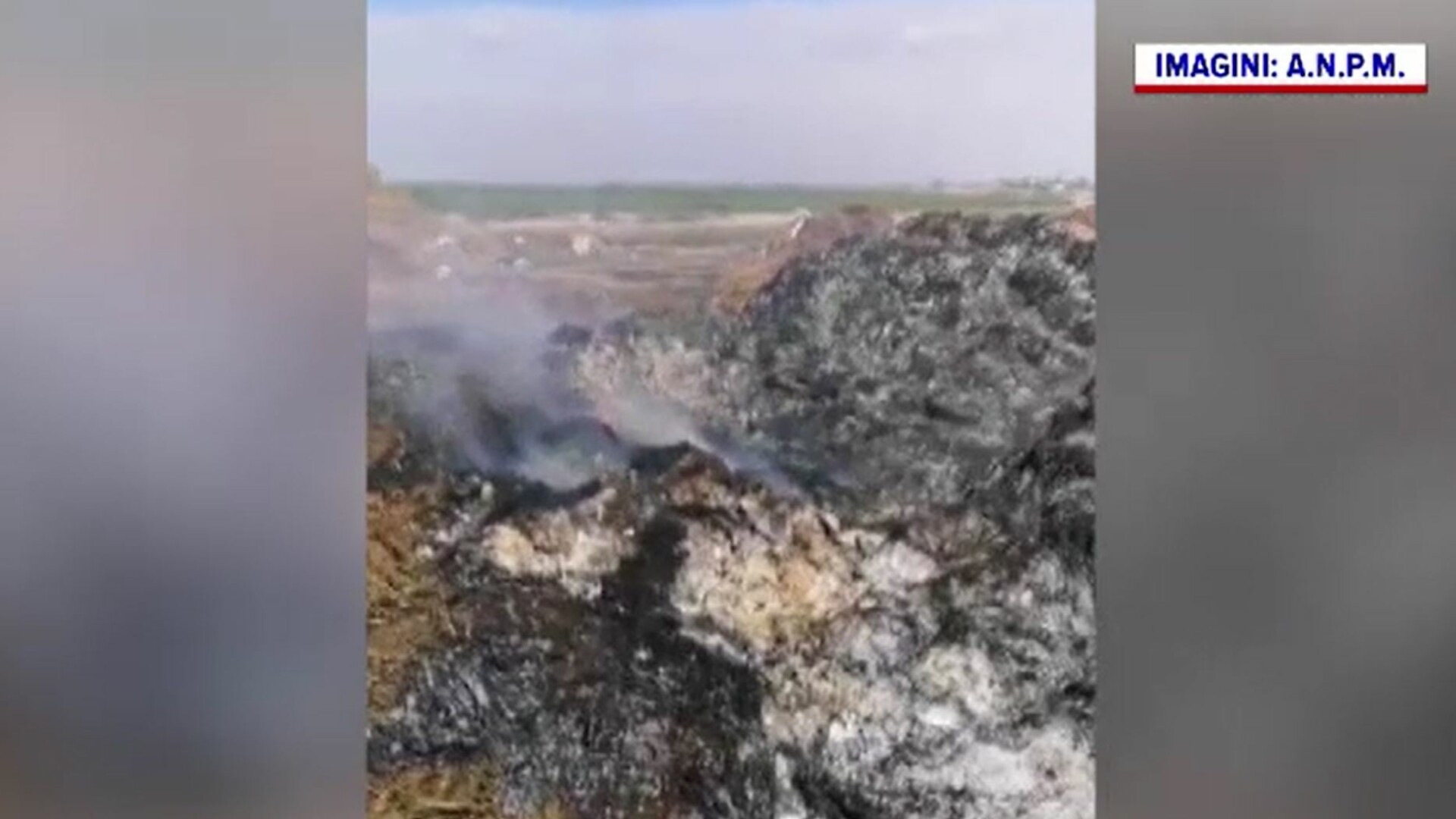 Focar de poluare pe malul Dunării. Resturi de animale, arse chiar pe ...