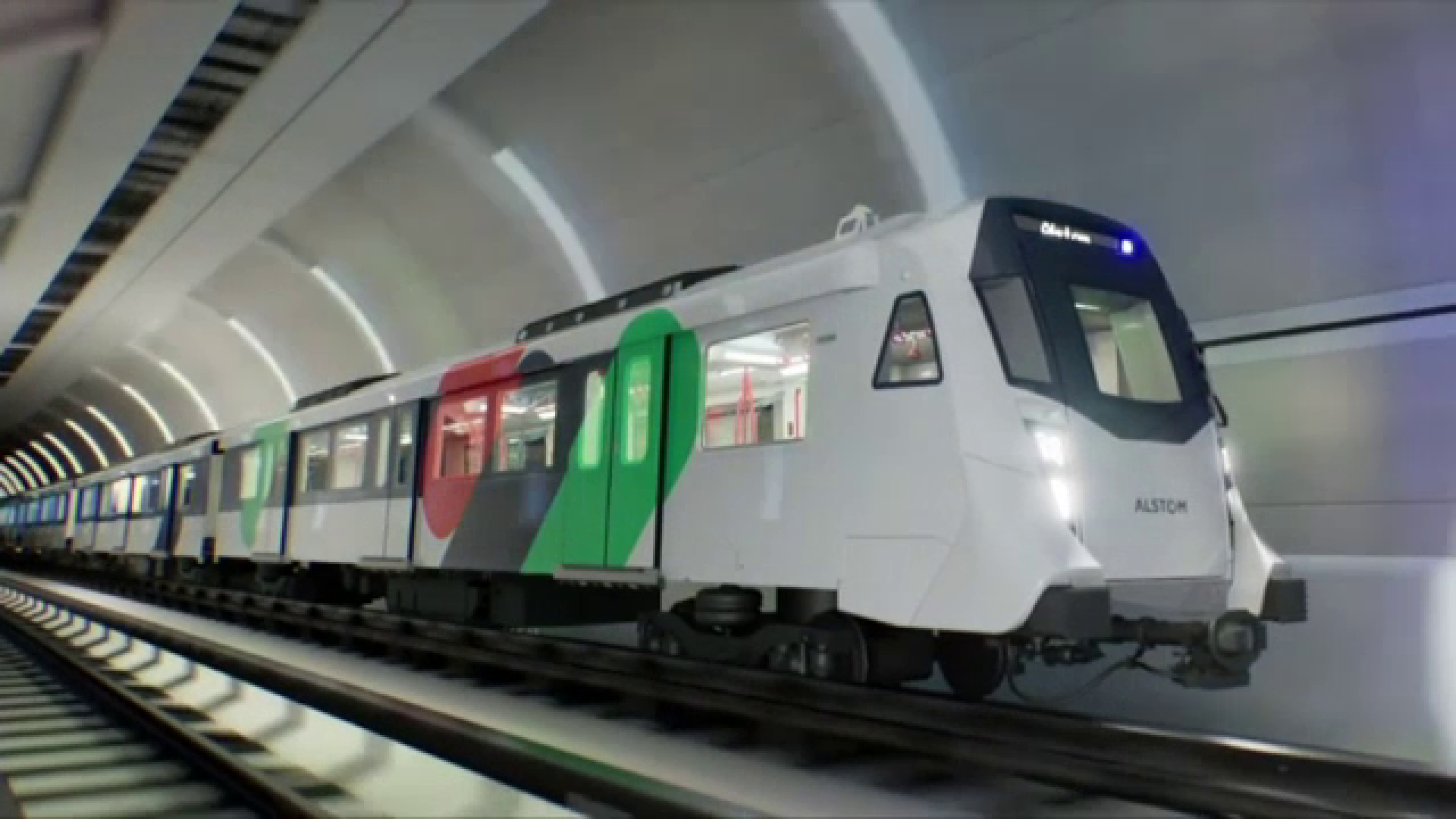 Primul nou tren de metrou pentru magistrala 5 a ajuns la București. Are ...