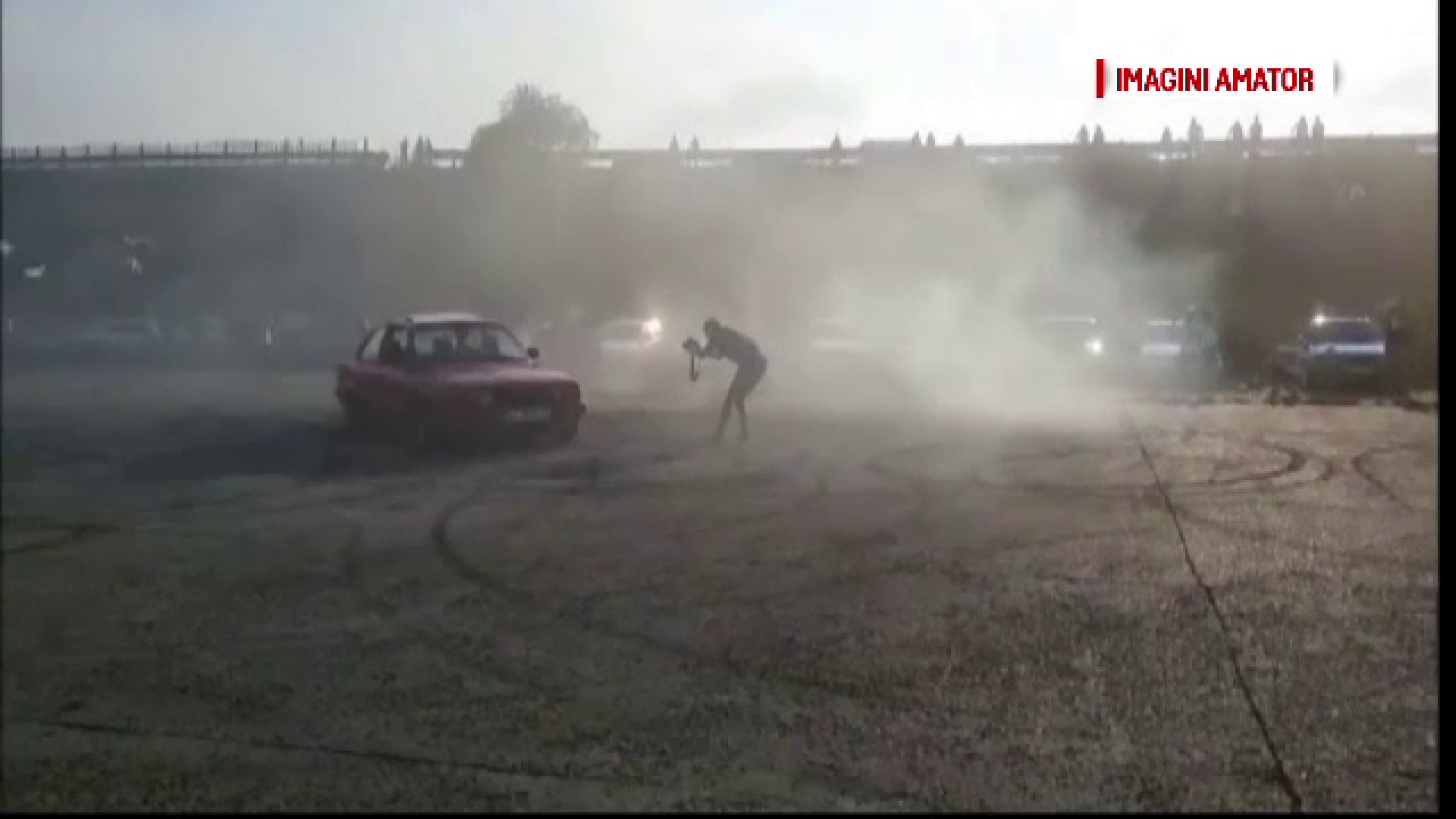 Spectacol de drifturi oferit de 300 de masini puternice, la Galati. De ...