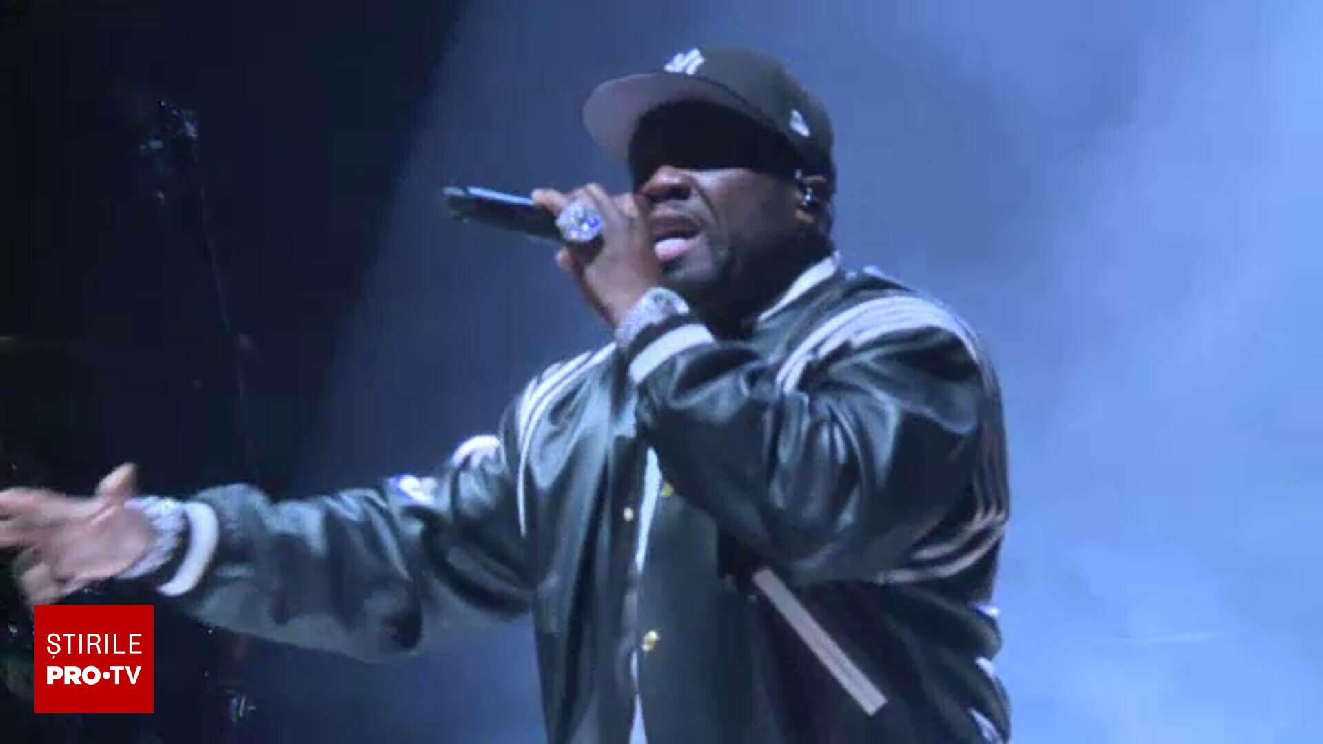 50 Cent a făcut show în București. Rapperul a avut o intrare ...