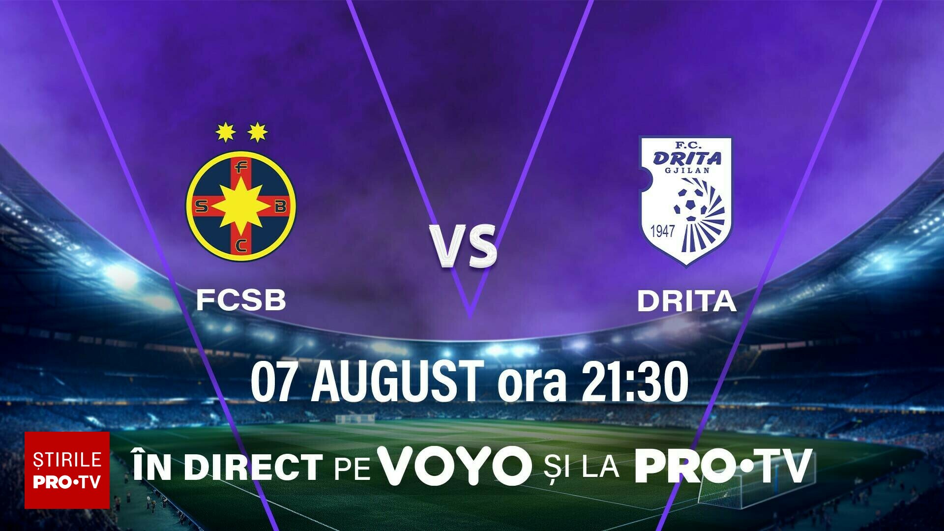 FCSB - FC Drita, ultima șansă a campioanei pentru Europa League, joi de ...