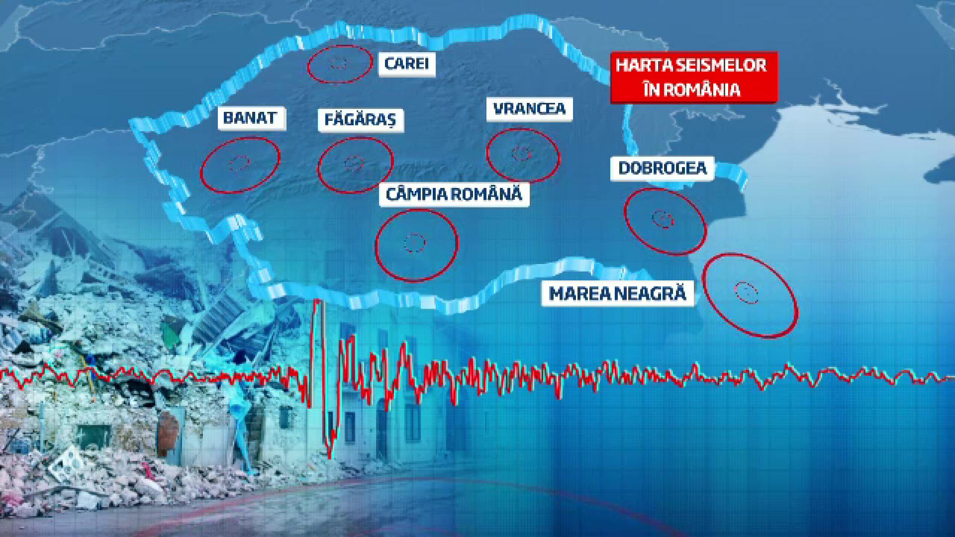 Harta zonelor seismice din Romania. Care sunt sansele unui nou cutremur ...