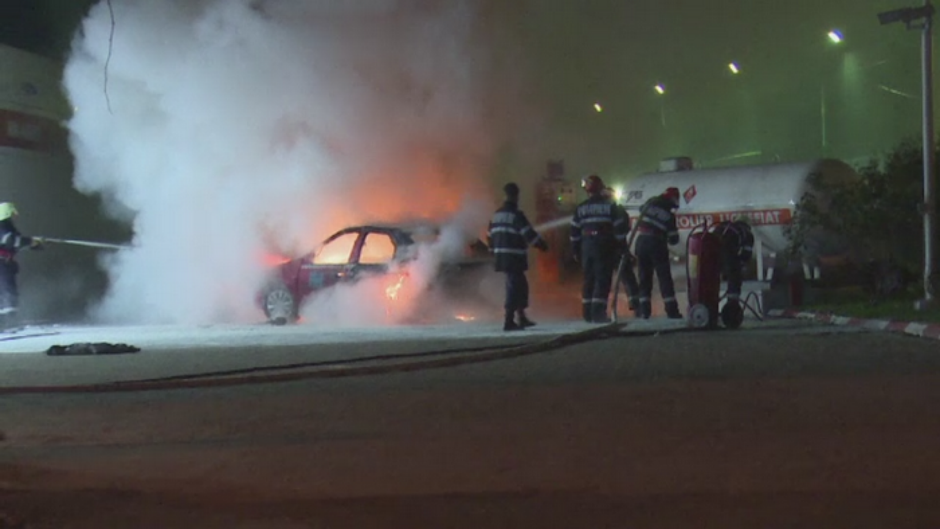 Incident grav in Targoviste. Risc de explozie intr-o statie GPL, dupa ...