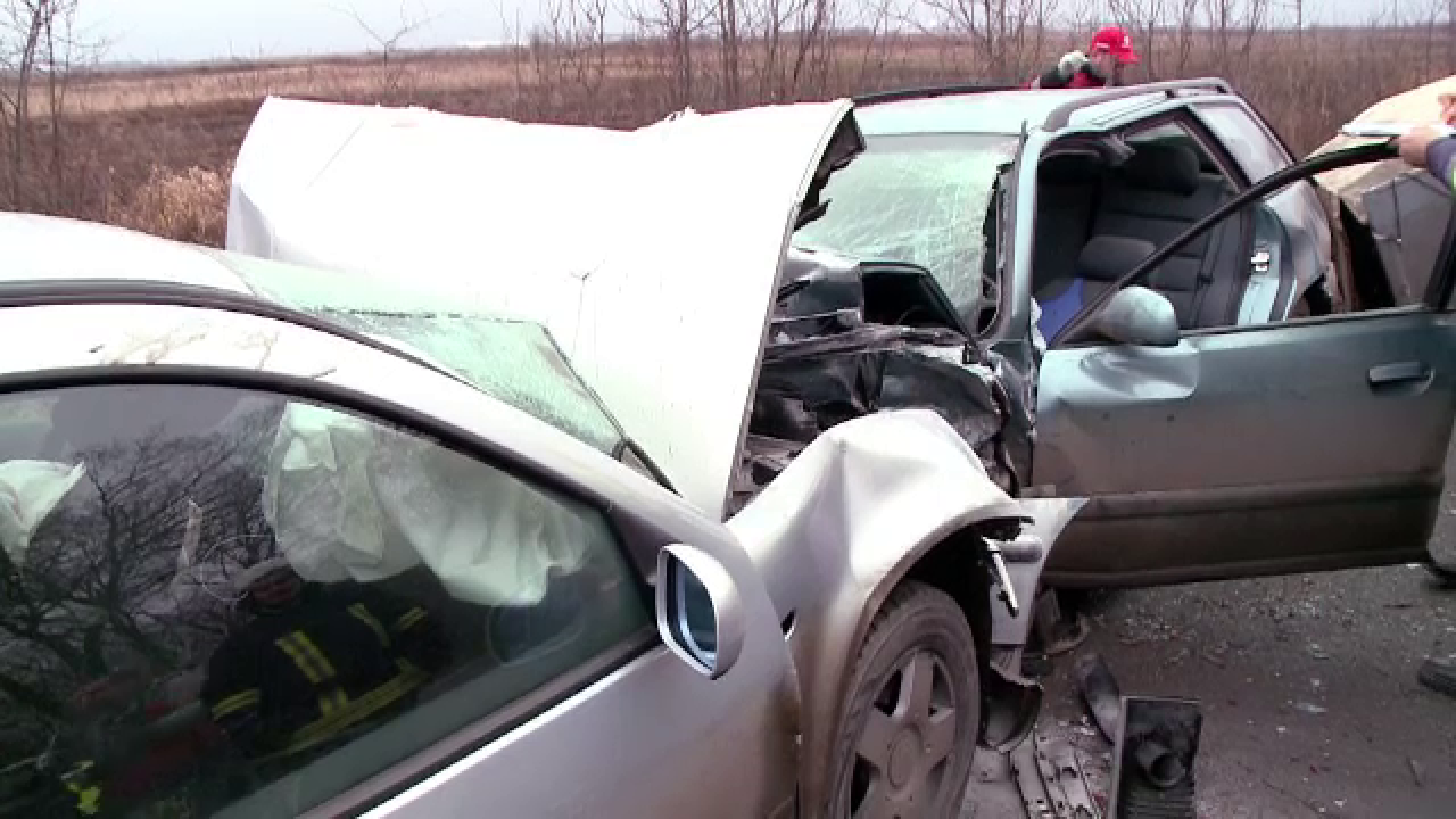 Prapad pe DN1 provocat de un sofer incepator. Cum s-a produs accidentul ...