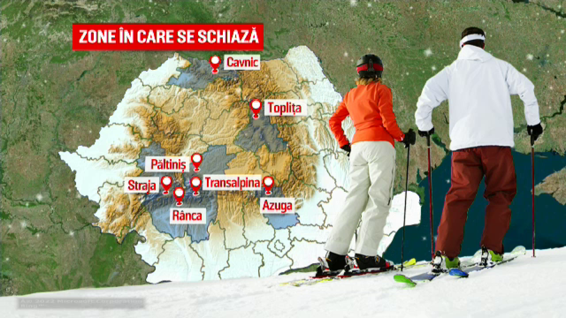 În lipsa zăpezii, doar câteva pârtii din toată țara sunt bune pentru ...