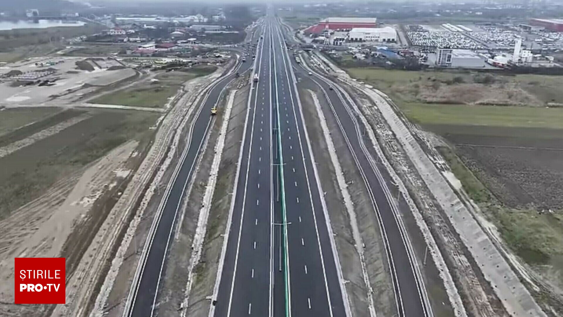 Autostrada așteptată de multă vreme de români se construiește repede. Primul tronson, deschis cu ...
