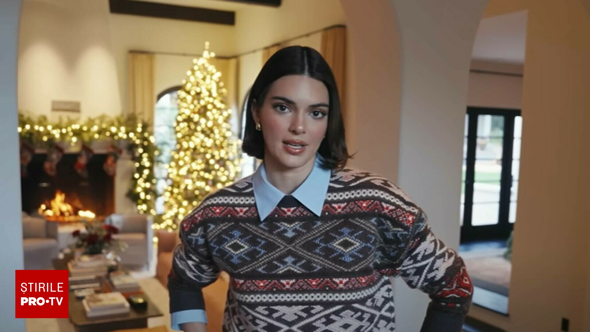 Cum arată casa lui Kendall Jenner decorată pentru Crăciun. Locuința i-a ...