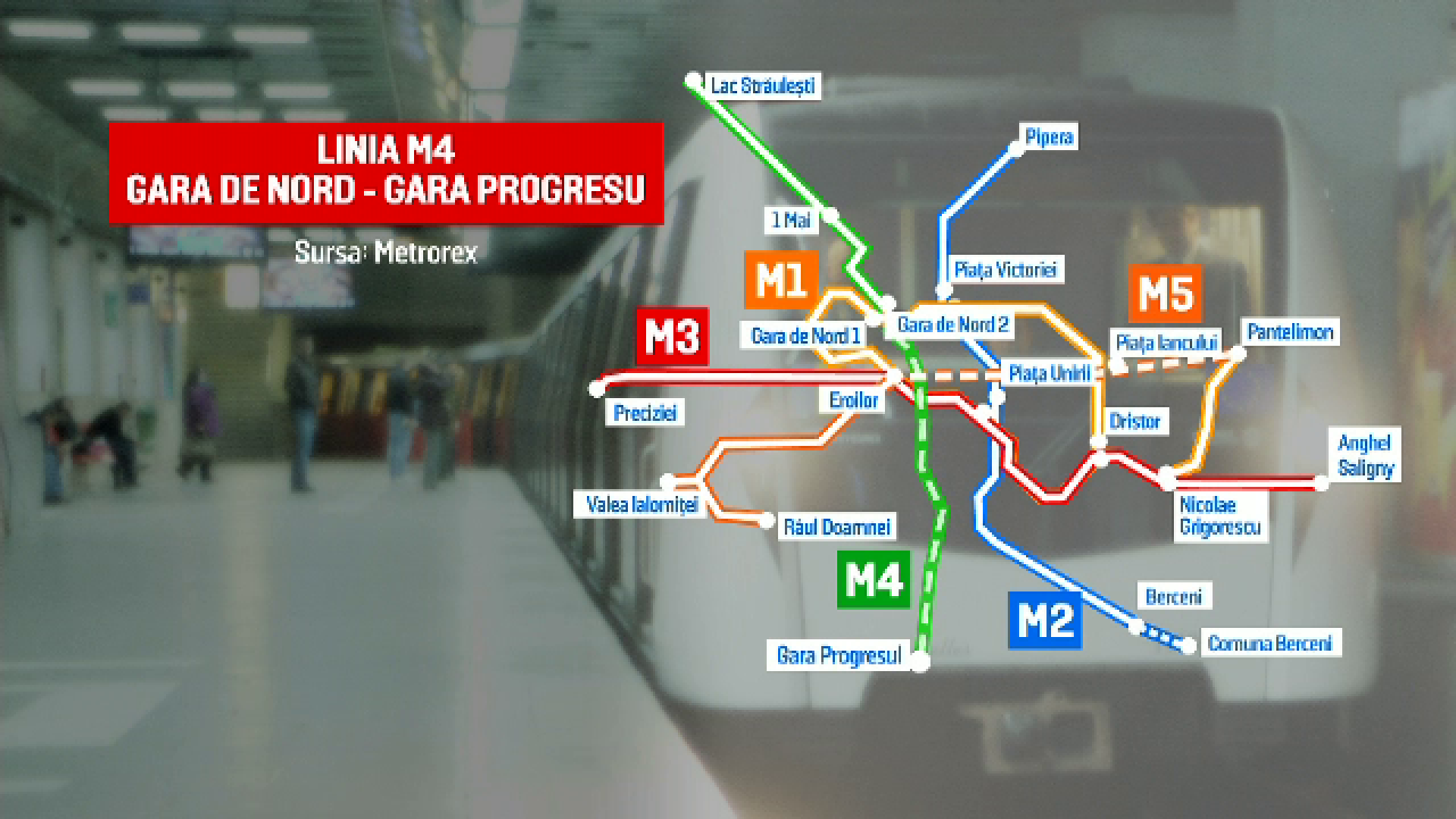 Nouă linie de metrou, în București. Primăria Capitalei a lansat în ...