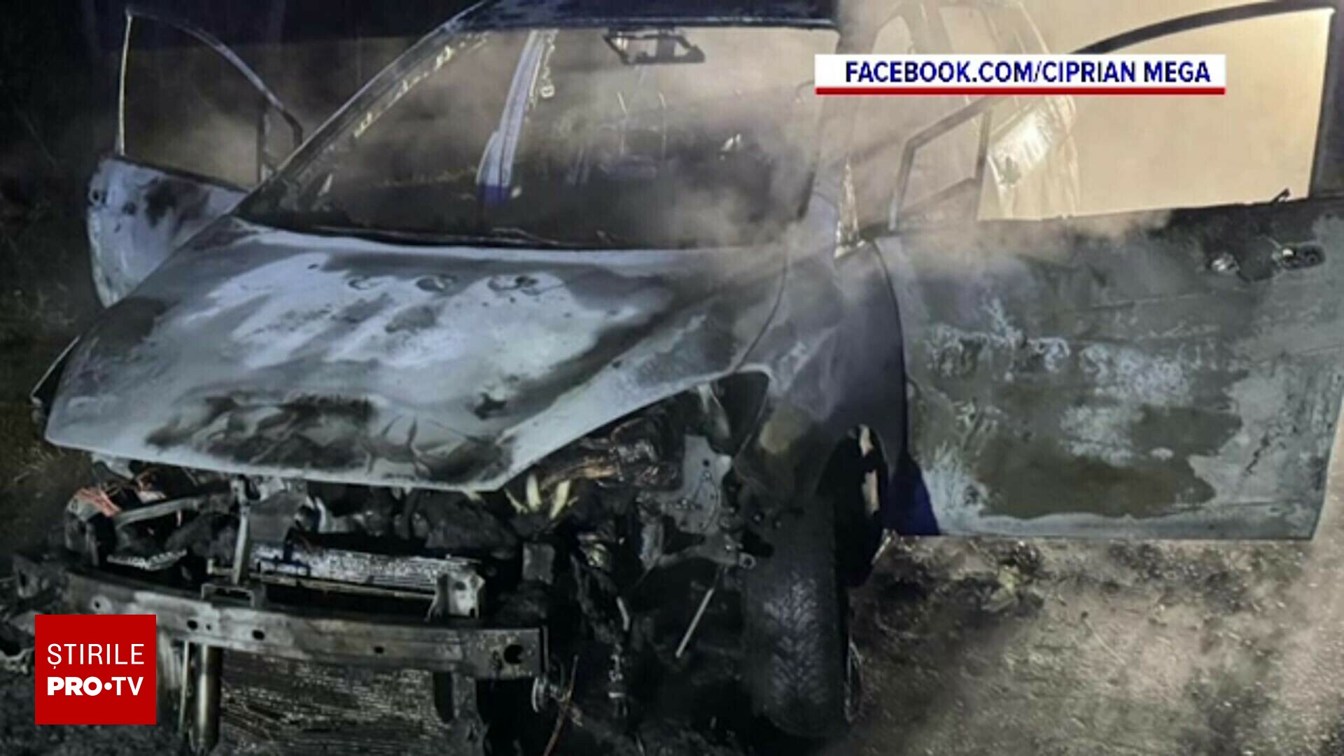 Preotul Ciprian Mega şi-ar fi incendiat singur maşina. Poliţiştii i-au ...