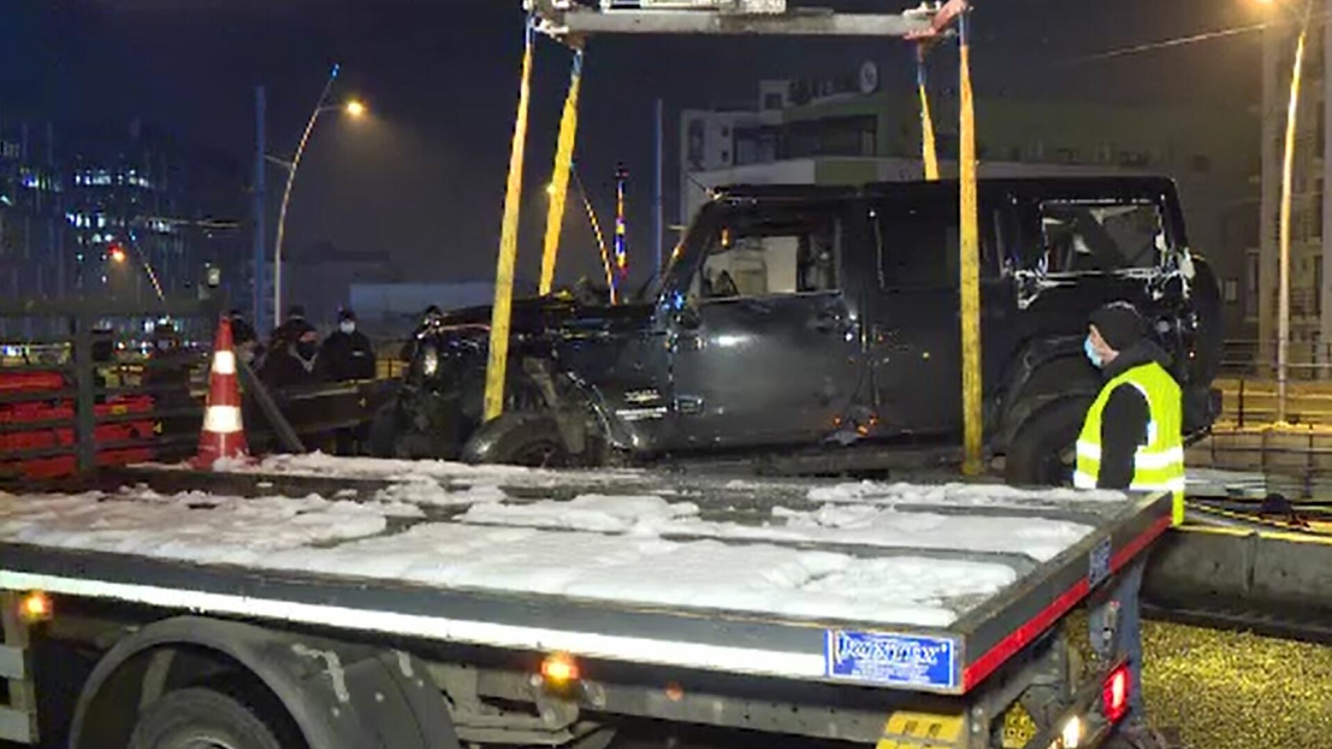 Blocaj rutier la podul Basarab din Capitală, după ce un șofer a pierdut ...