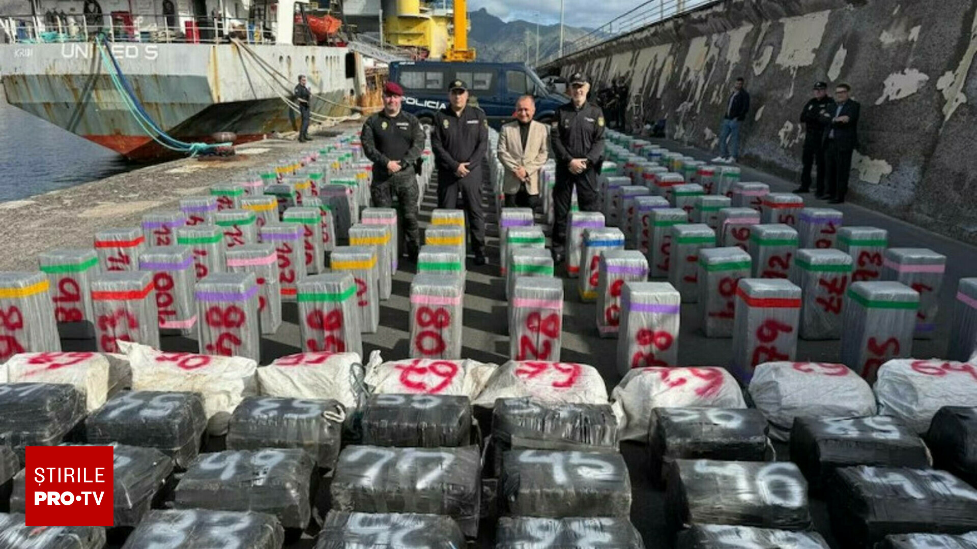 Captură record de cocaină în Spania