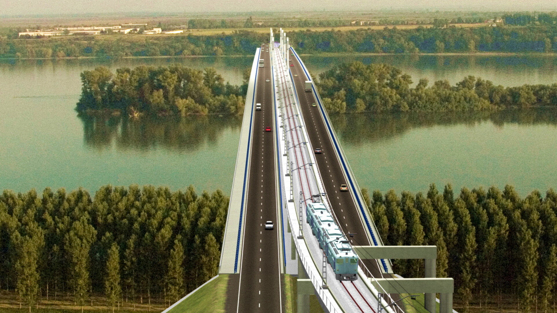 Al doilea pod peste Dunare. Cum arata autostrada care va injumatati ...