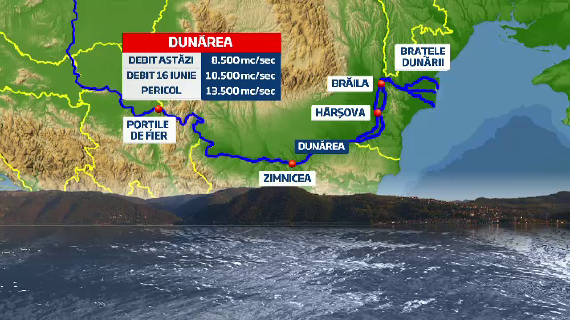 Cum asteapta Romania inundatiile de pe Dunare. Masurile luate de ...