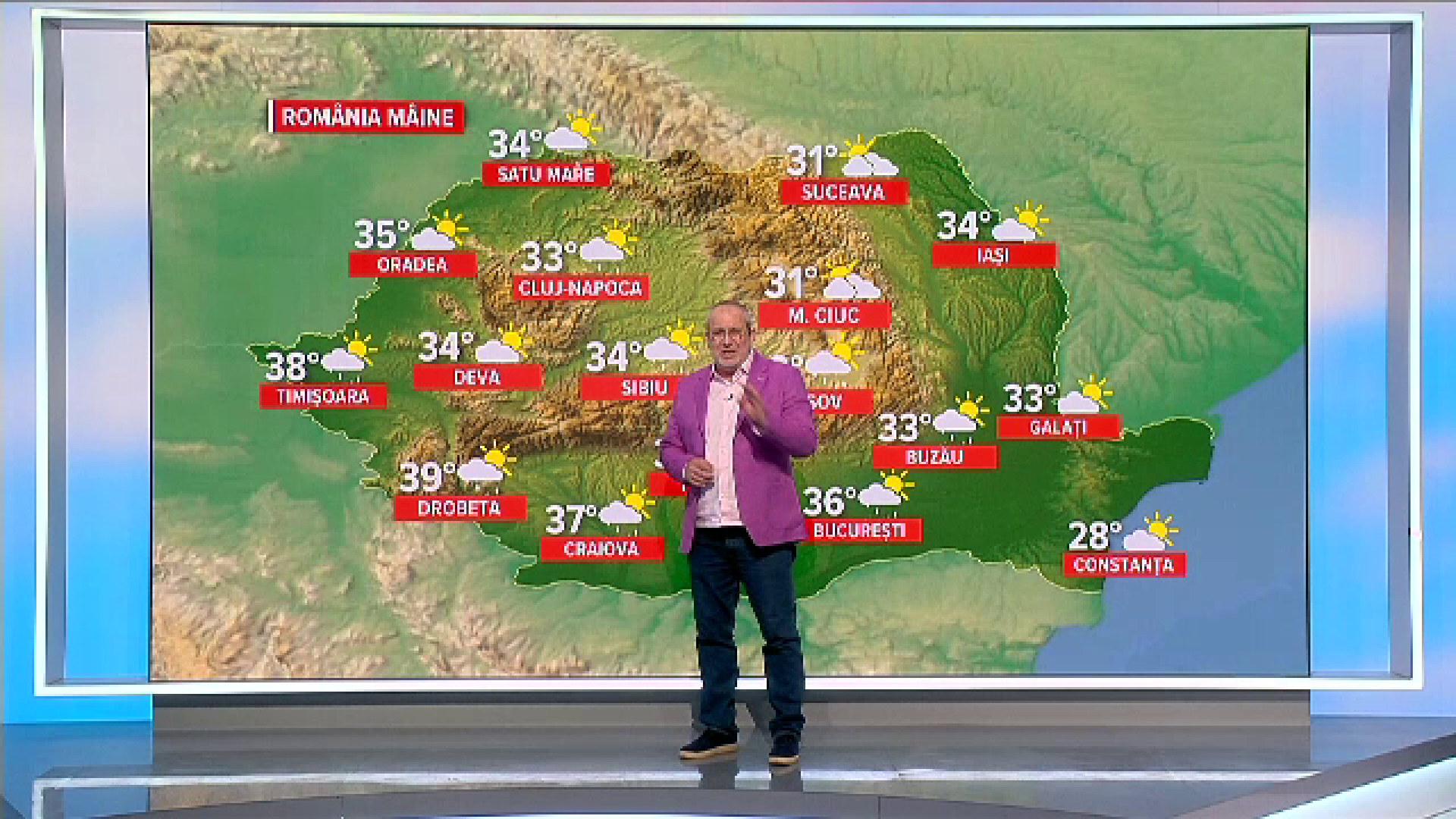 Căldură insuportabilă în toată țara. Unde o să fie ploi abundente și ...