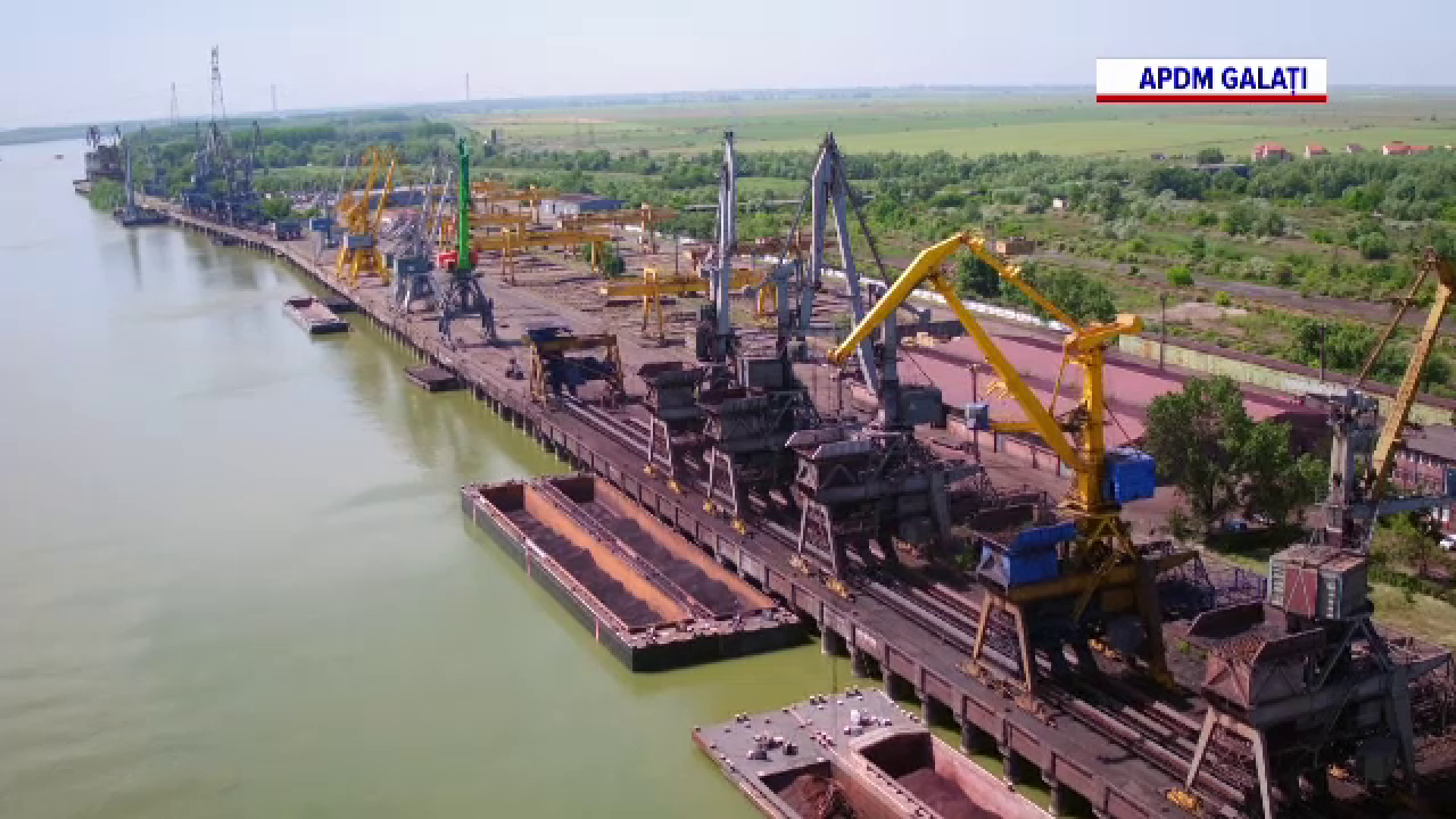 Portul mineralier Galați, modernizat cu bani europeni. ”Acest oraș va ...