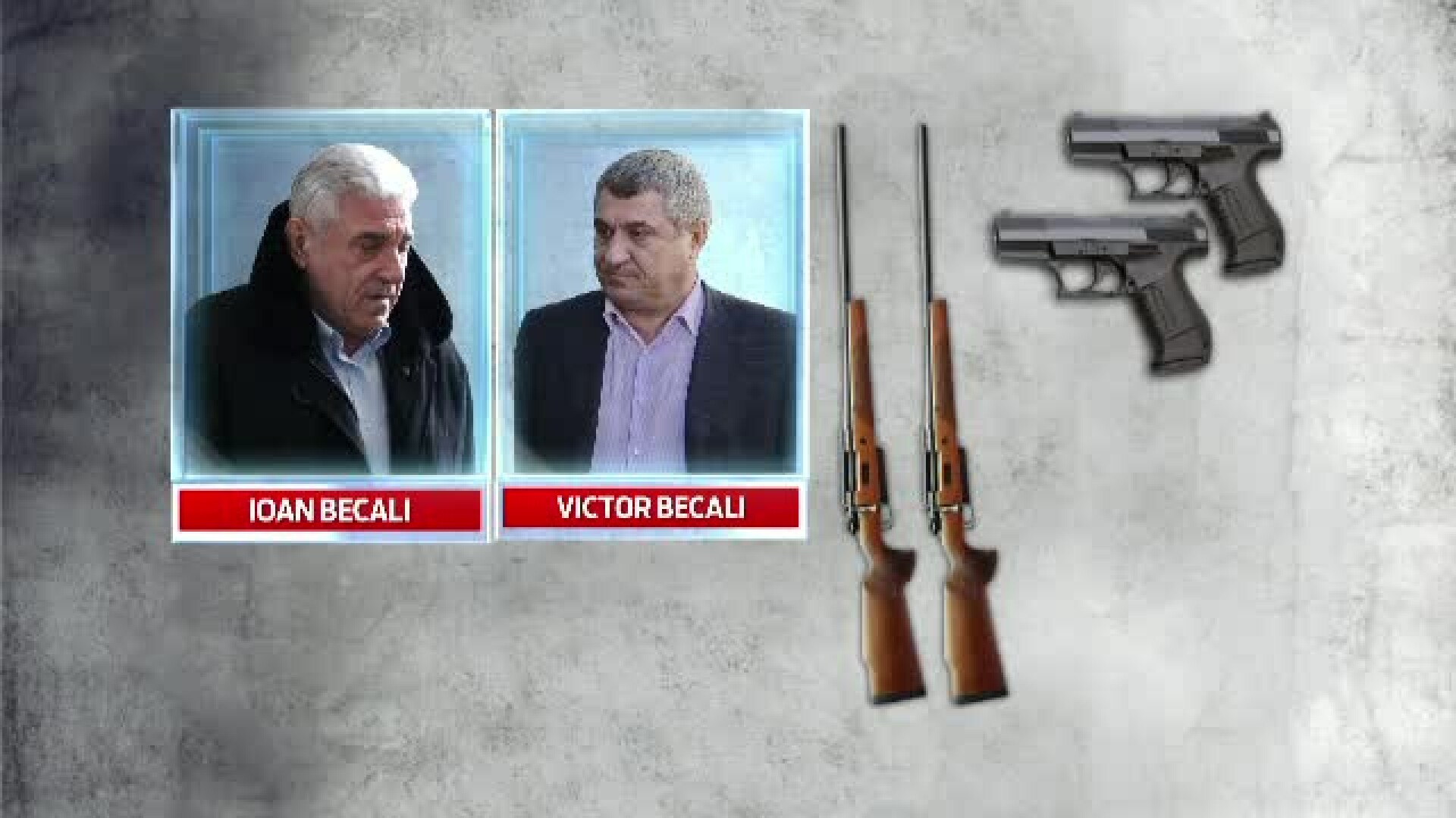 Arsenalul pe care fratii Becali l-au pierdut dupa condamnare ...