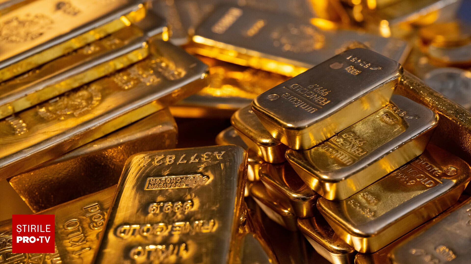 Prețul aurului atinge un nou record istoric. Care este pragul pe care l-a depășit - Știrile ProTV