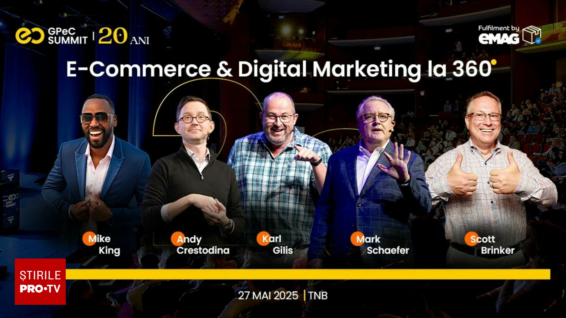 Agenda GPeC SUMMIT 26-27 Mai: 2 Masterclass-uri, 19 speakeri, Expo și content practic despre E ...