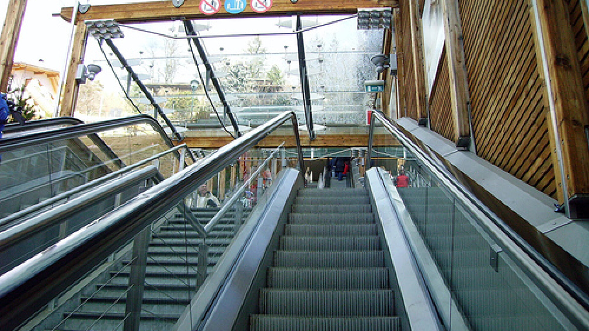 Norocul a fost de partea lui. A cazut de la 6 metri de pe o scara ...