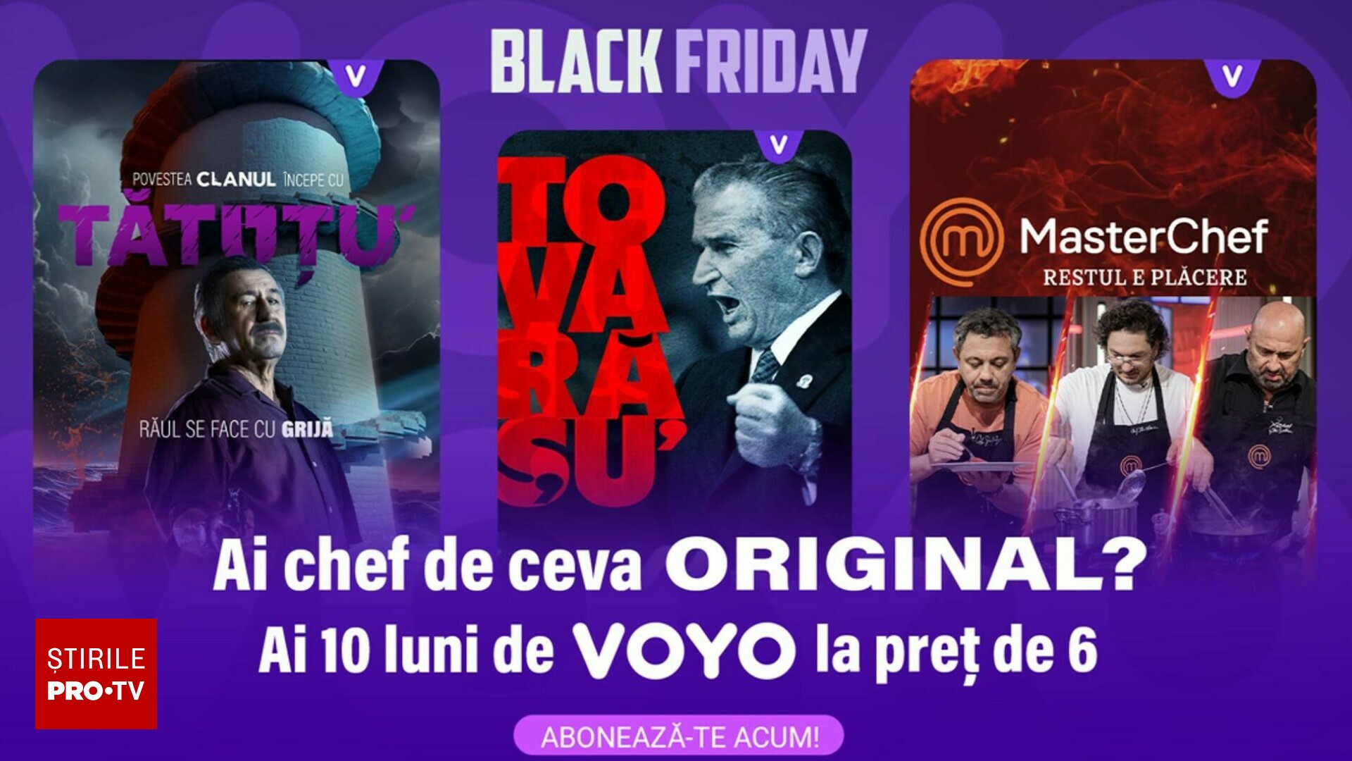 VOYO la reducere de Black Friday. Ofertă specială la abonamentul VOYO ...