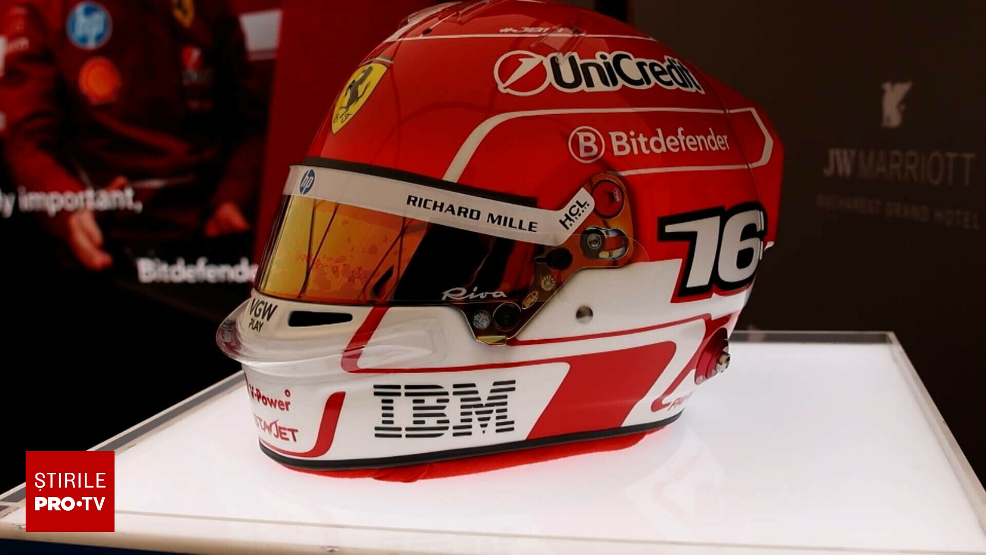 (P) Bitdefender expune monopostul de Formula 1 Ferrari la Băneasa ...