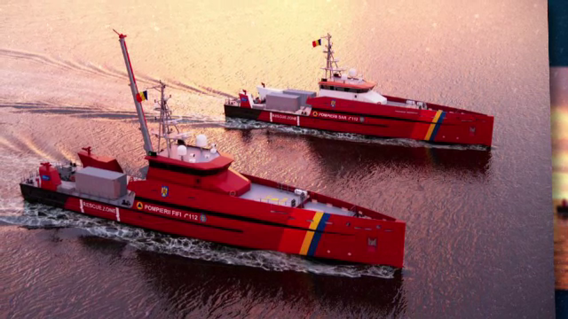 Două nave olandeze „Damen” pentru misiuni de salvare și stingerea ...