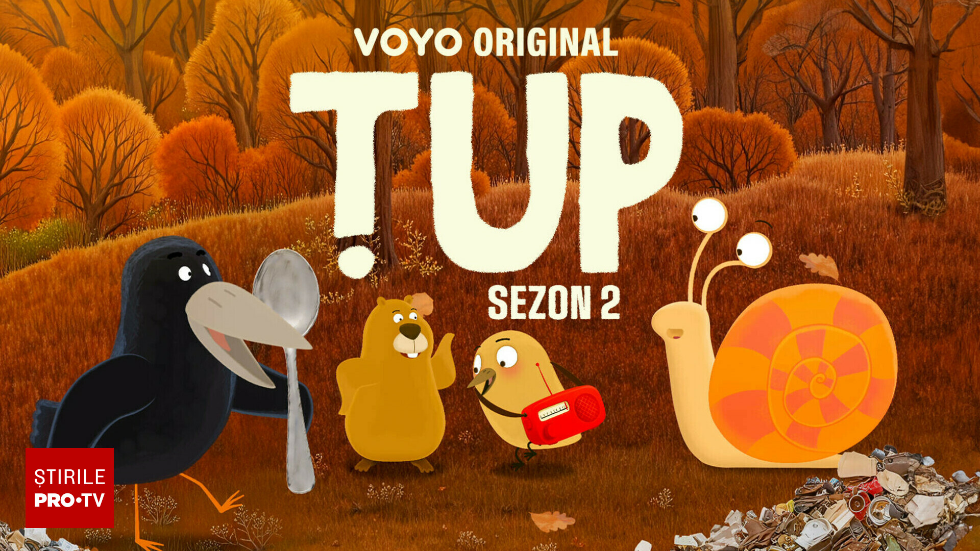 „ȚUP” revine cu Sezonul 2 pe VOYO. Noi aventuri, personaje și lecții ...