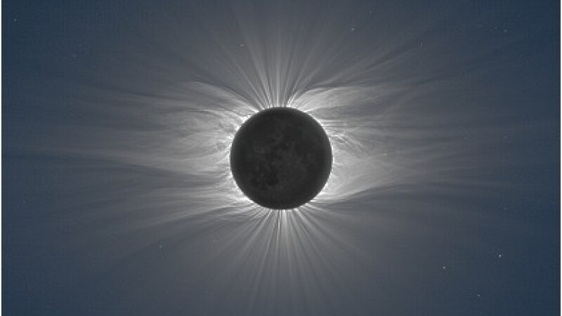 Eclipsa totala de soare din Pacific! IMAGINI IMPRESIONANTE ...