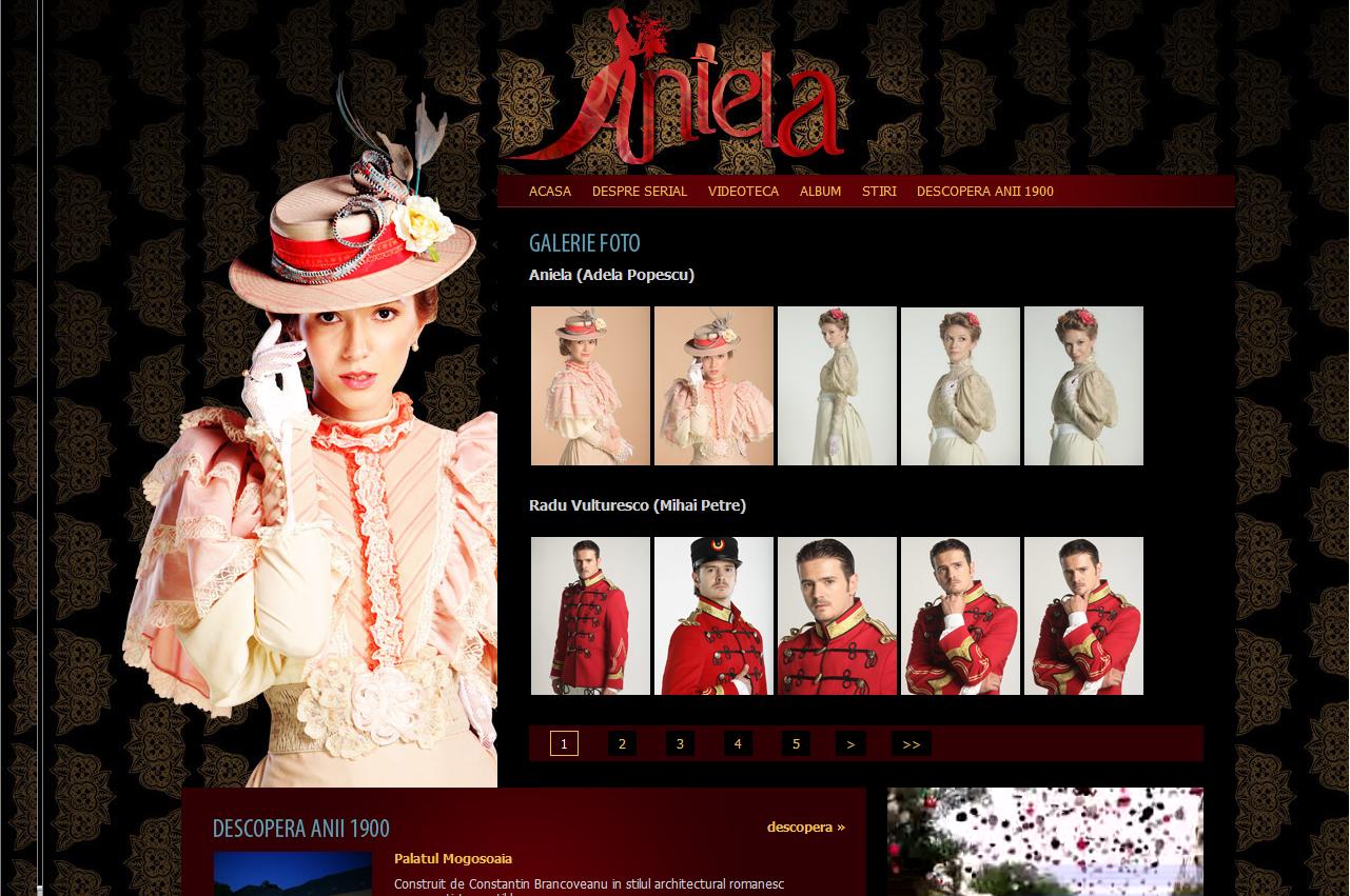 "Aniela", primul serial romanesc de epoca, are propriul site ...
